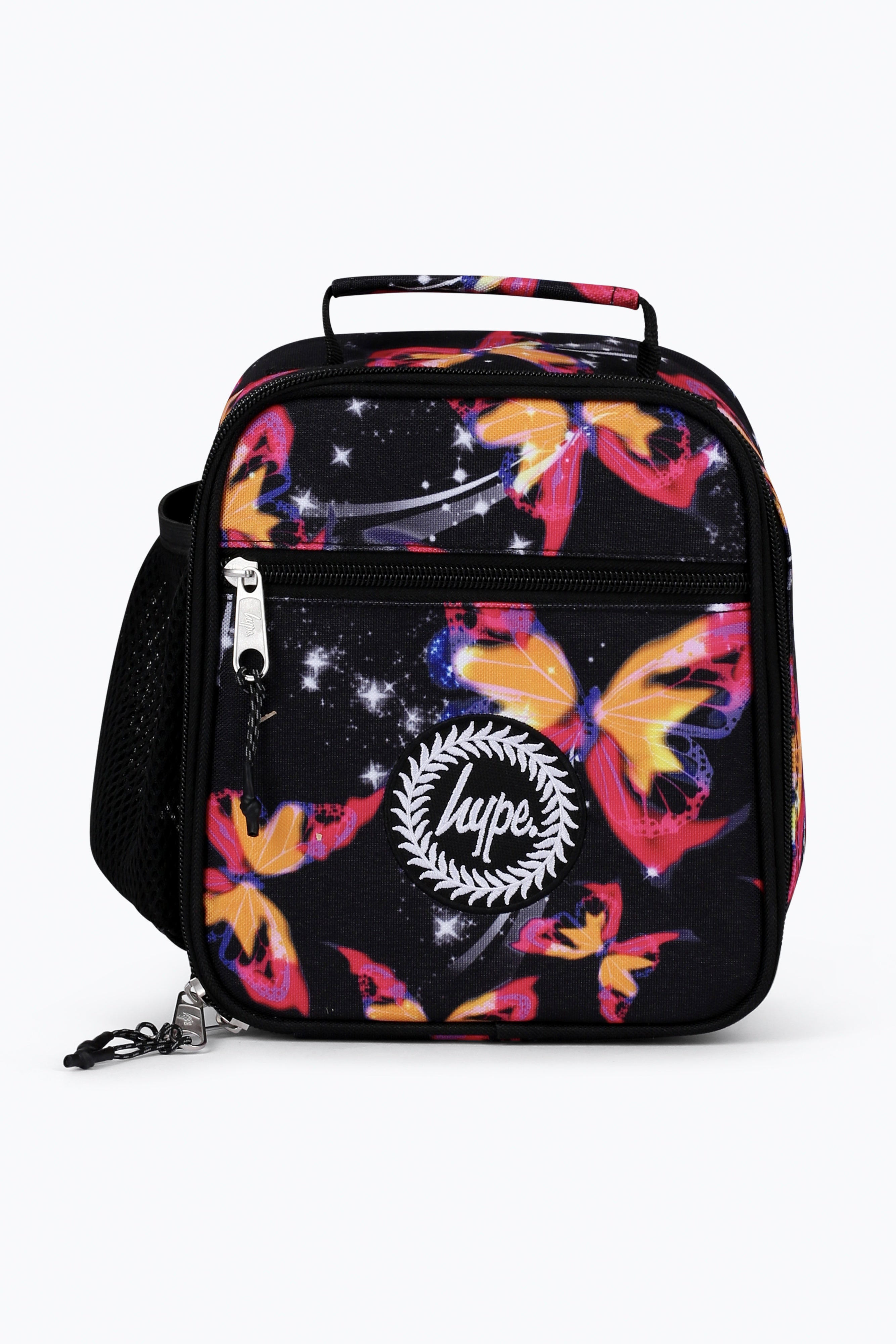 Hype Unisex Multi Glitter Blur Butterfly Lunch Bag | Hype.