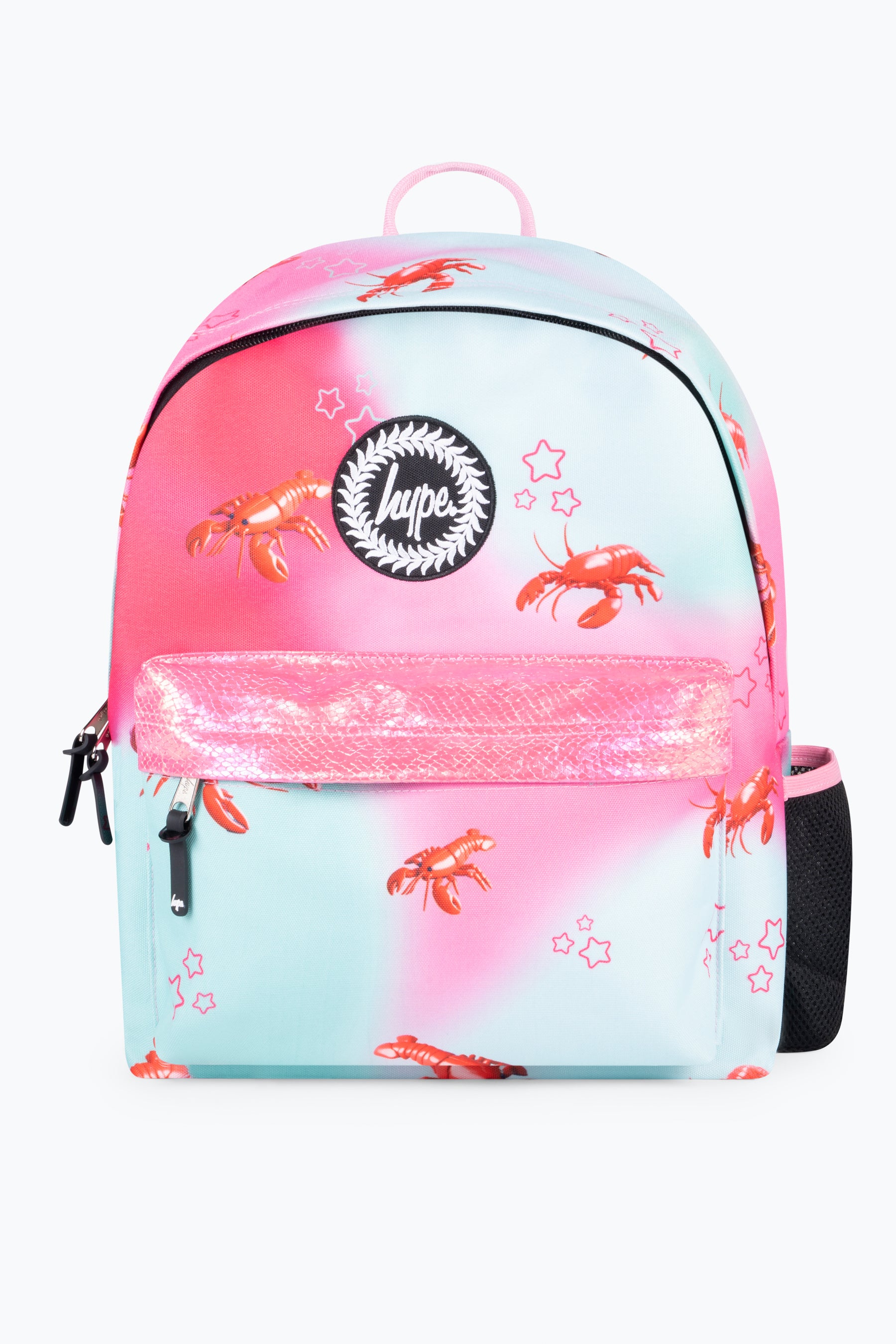Pink/Mint Disco Lobster Kids Backpack | Hype.